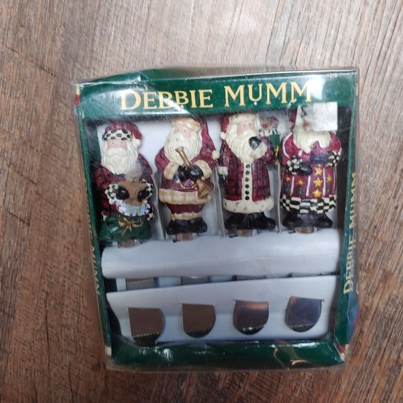 debbie mum | Holiday | Debbie Mumm Santa Spreaders Santa Holiday Decor ...